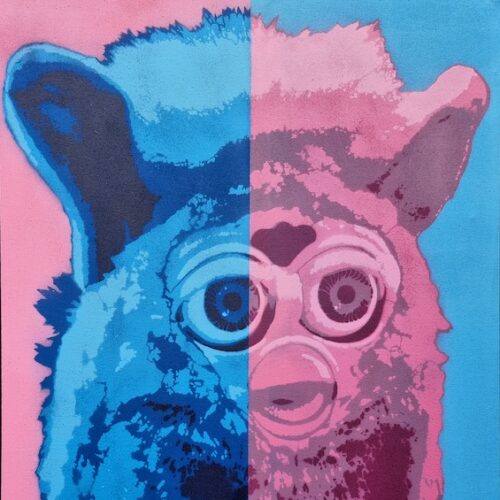 furbee pink and blue - The Square Club